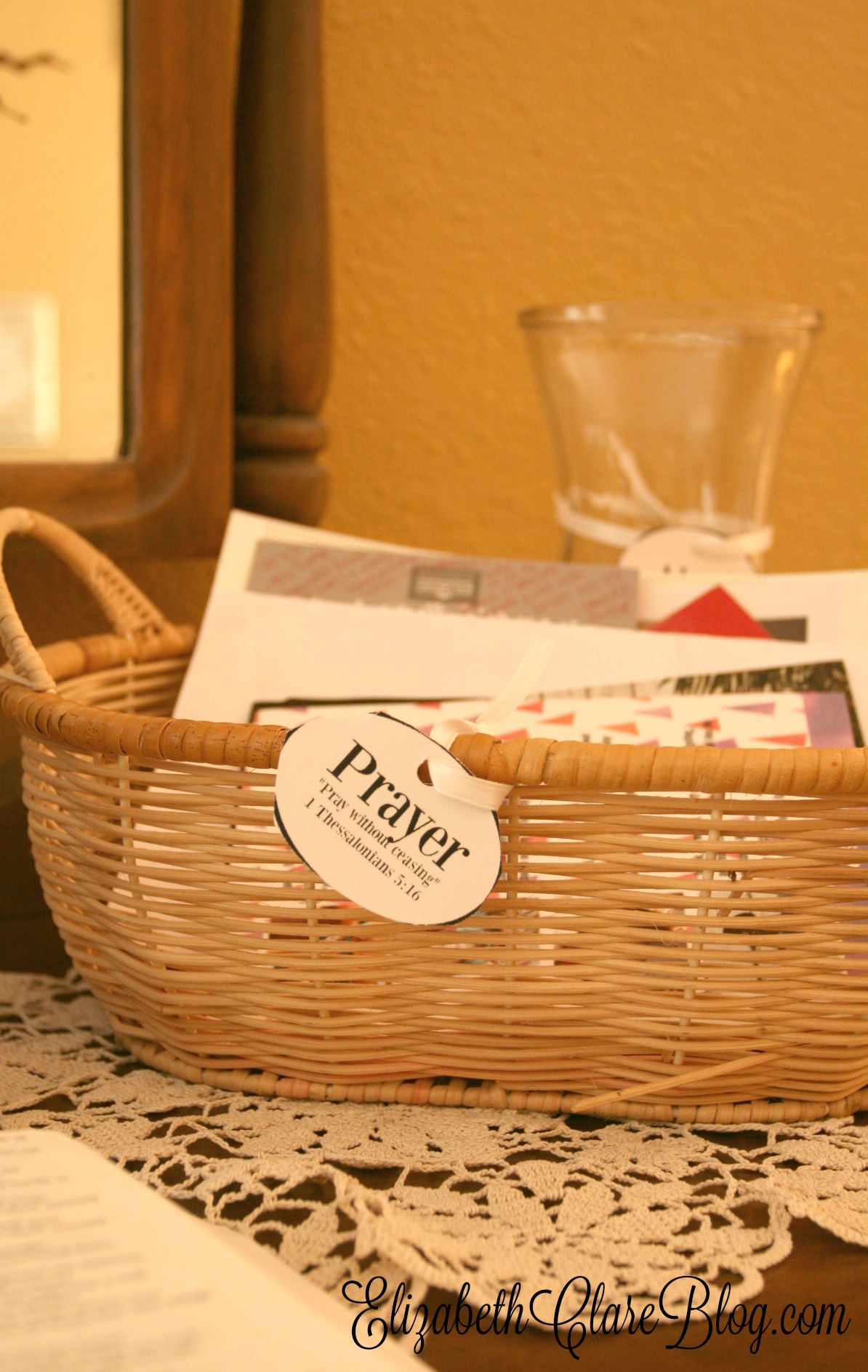Prayer Basket for Lent - elizabeth clare
