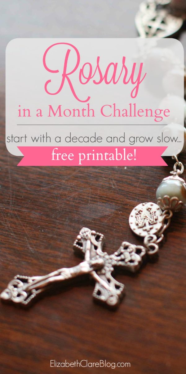 Rosary Reflections: Update and New Printable! - elizabeth clare