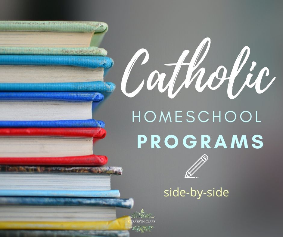 Catholic Homeschool Programs: A Side by Side Comparison - elizabeth clare