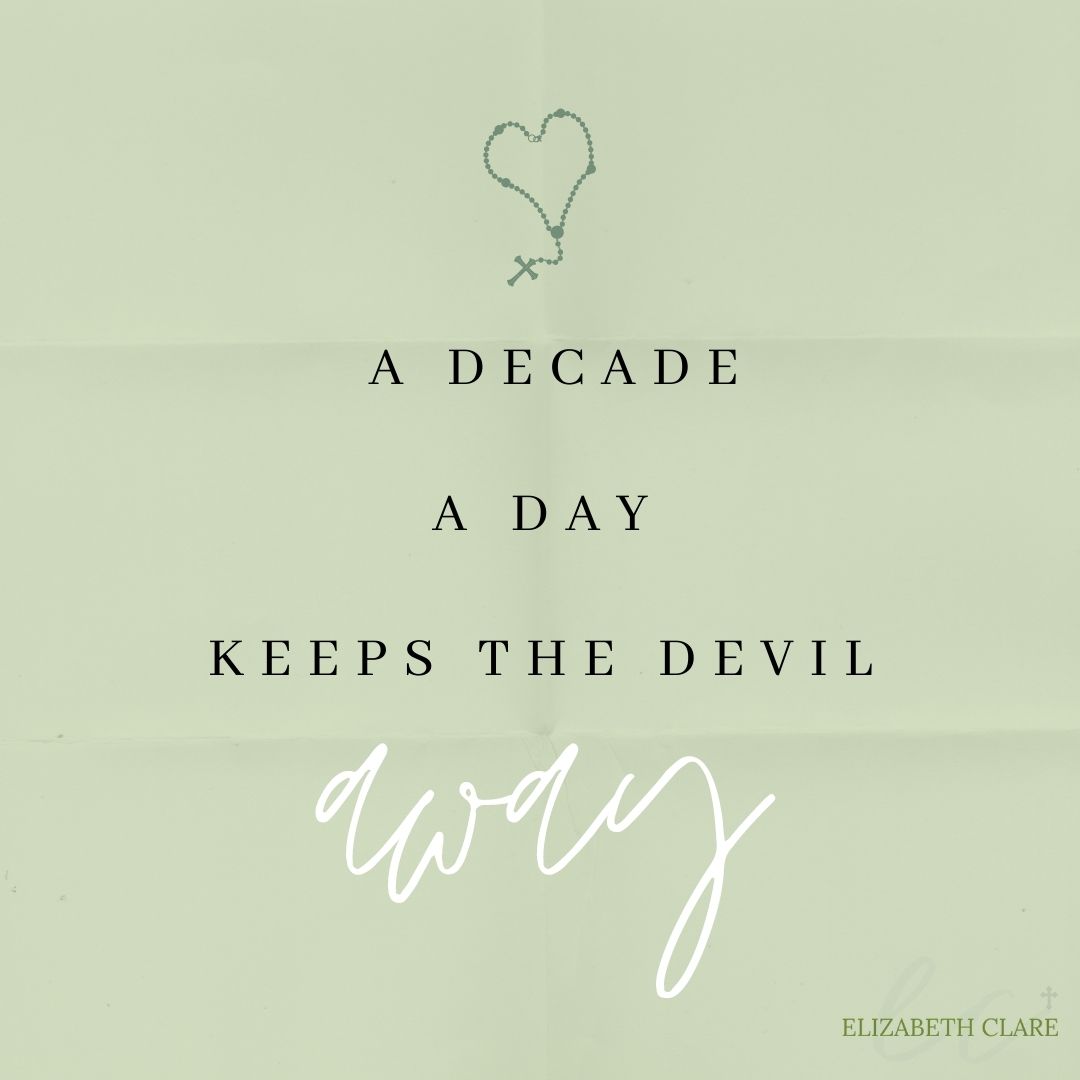 Praying the Rosary with Kids - elizabeth clare