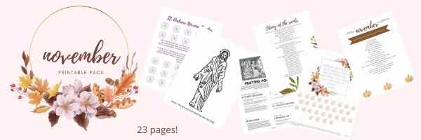 19 Ways to Celebrate November in the Catholic Home - elizabeth clare