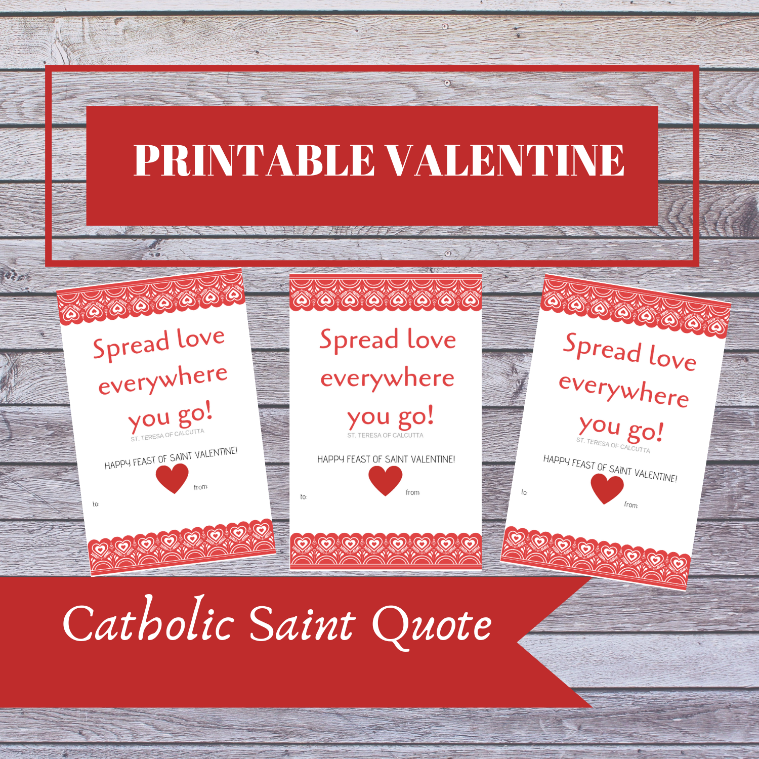 20+ Ideas for a Catholic Valentine's Day: Cards, Activities, Gifts, and ...
